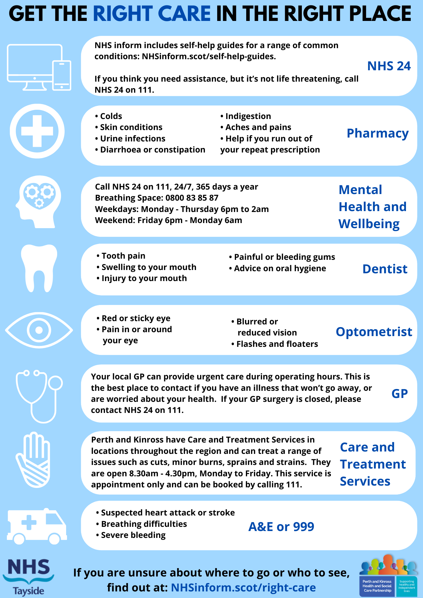 Craigvinean Surgery - Care Navigation